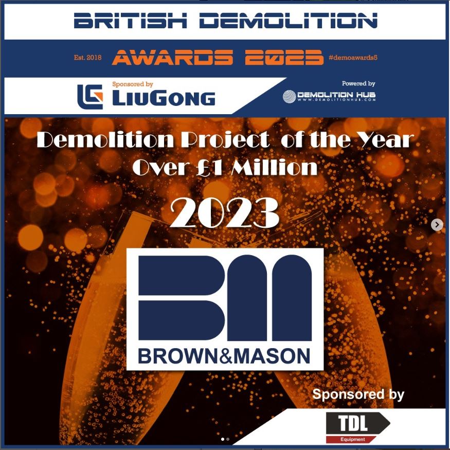 Winning the British Demolition Awards! | Brown and Mason